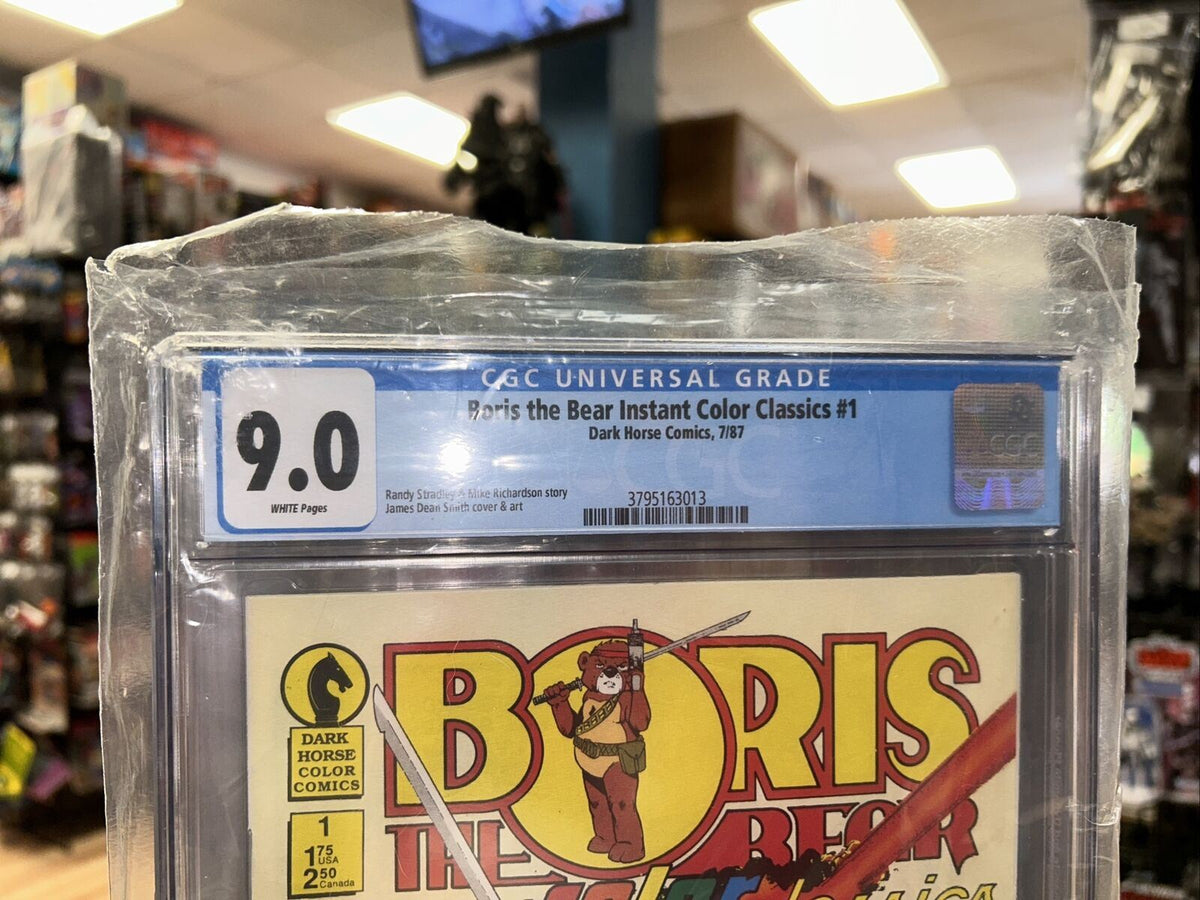 Boris The Bear Instant Color Classics #1 (CGC 9.0 WHITE, Dark Horse Co ...