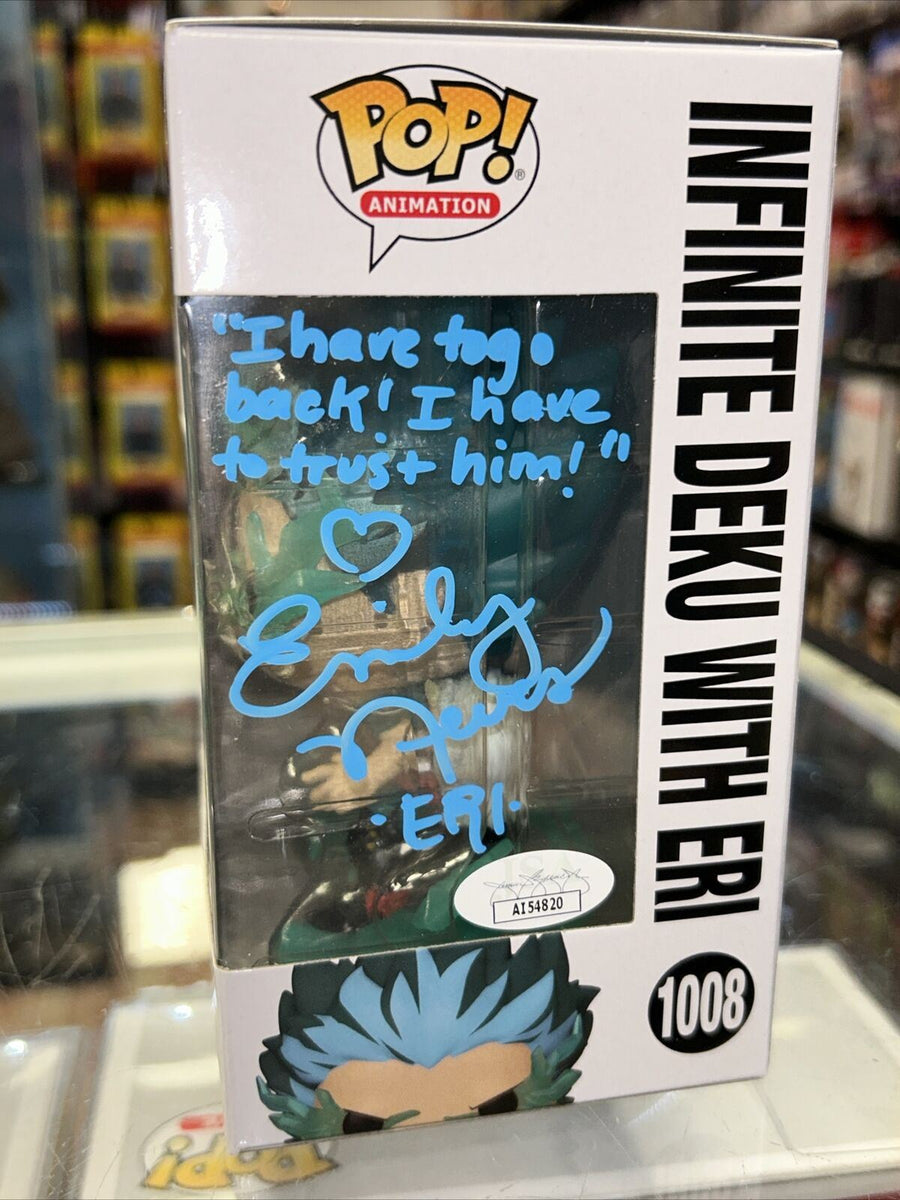 infinite Deku with Eri Signed by Justin and Emily (Funko, My Hero) *JS ...