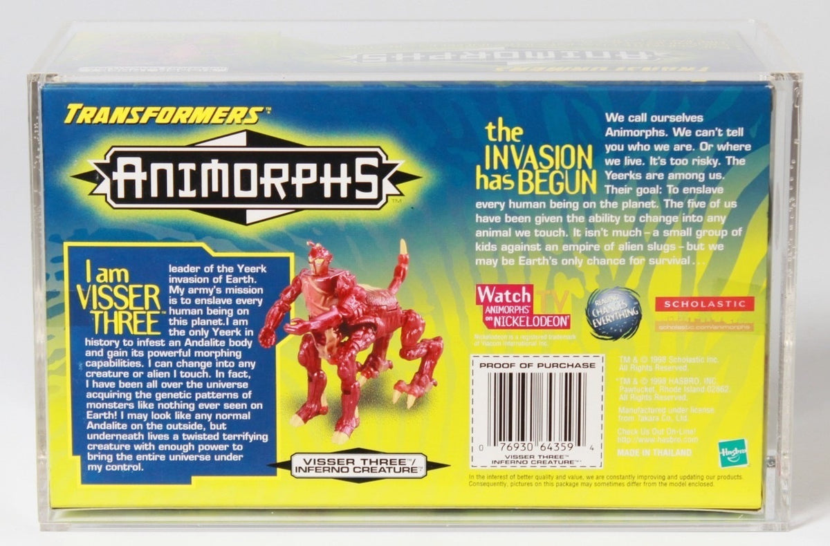 Three/Inferno (Transformers Animorphs, Hasbro) **CAS Graded 90/90/90 U ...