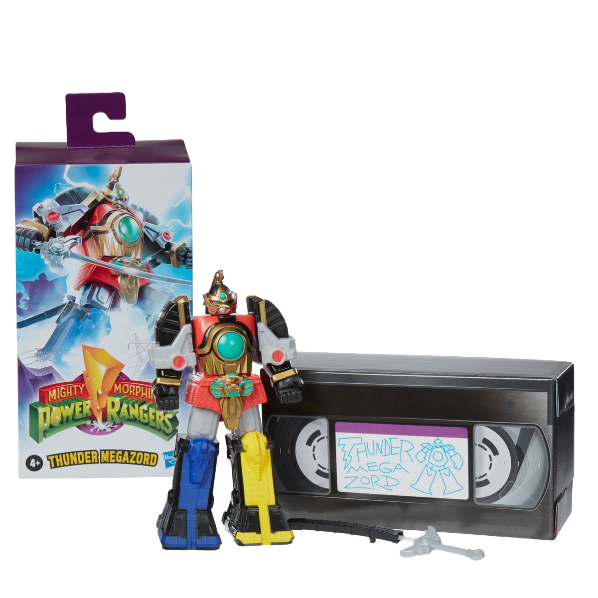 Thunder Megazord 7 inch VHS (Power Rangers, Hasbro) *Walmart Exclusive ...