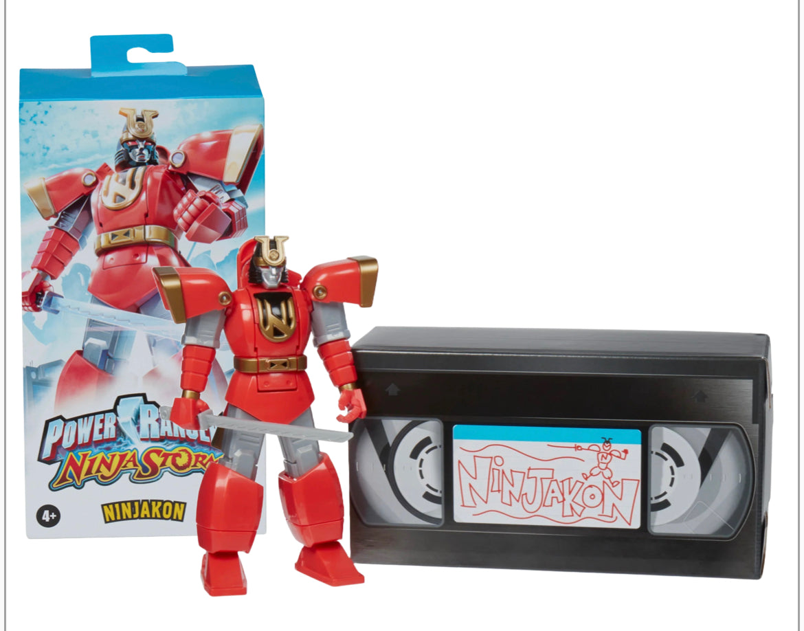 Ninja Storm Ninjakon 7 inch VHS (Power Rangers, Hasbro) *Walmart Exclu ...
