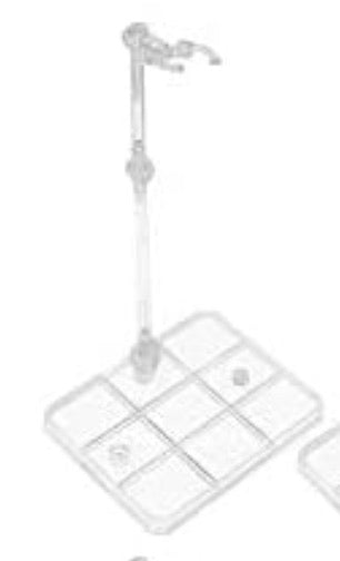 Action Figure Flight Stand (Plastic, Collectors Corner)| Bitz & Buttons